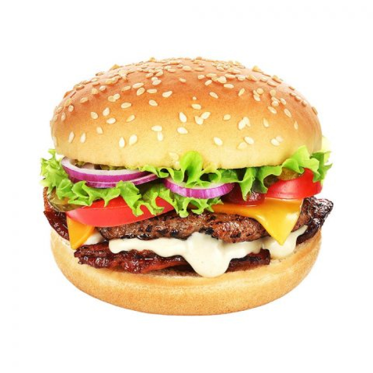 SimpleFood | Чизбургер с листьями салата